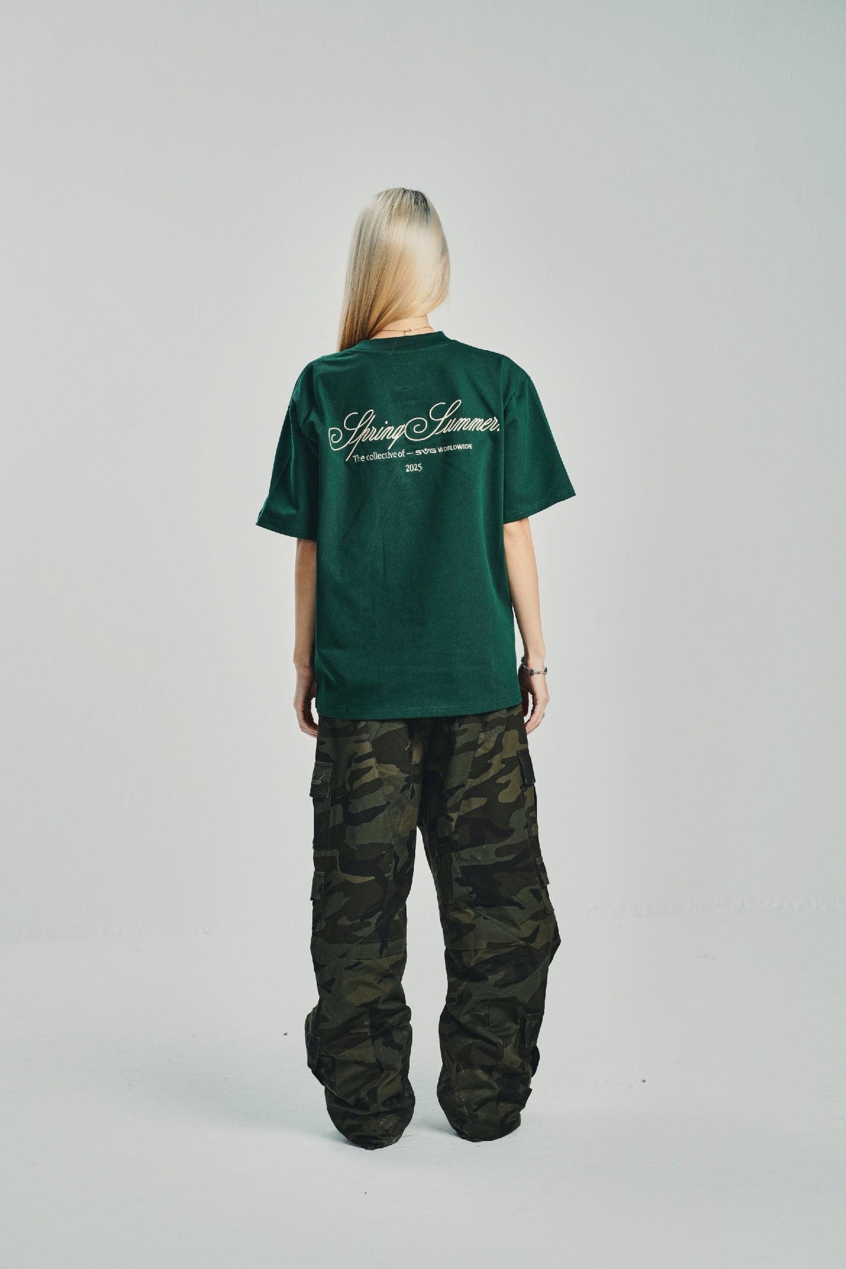 Spring Summer Green 25 Cursive Tee – SVG Worldwide
